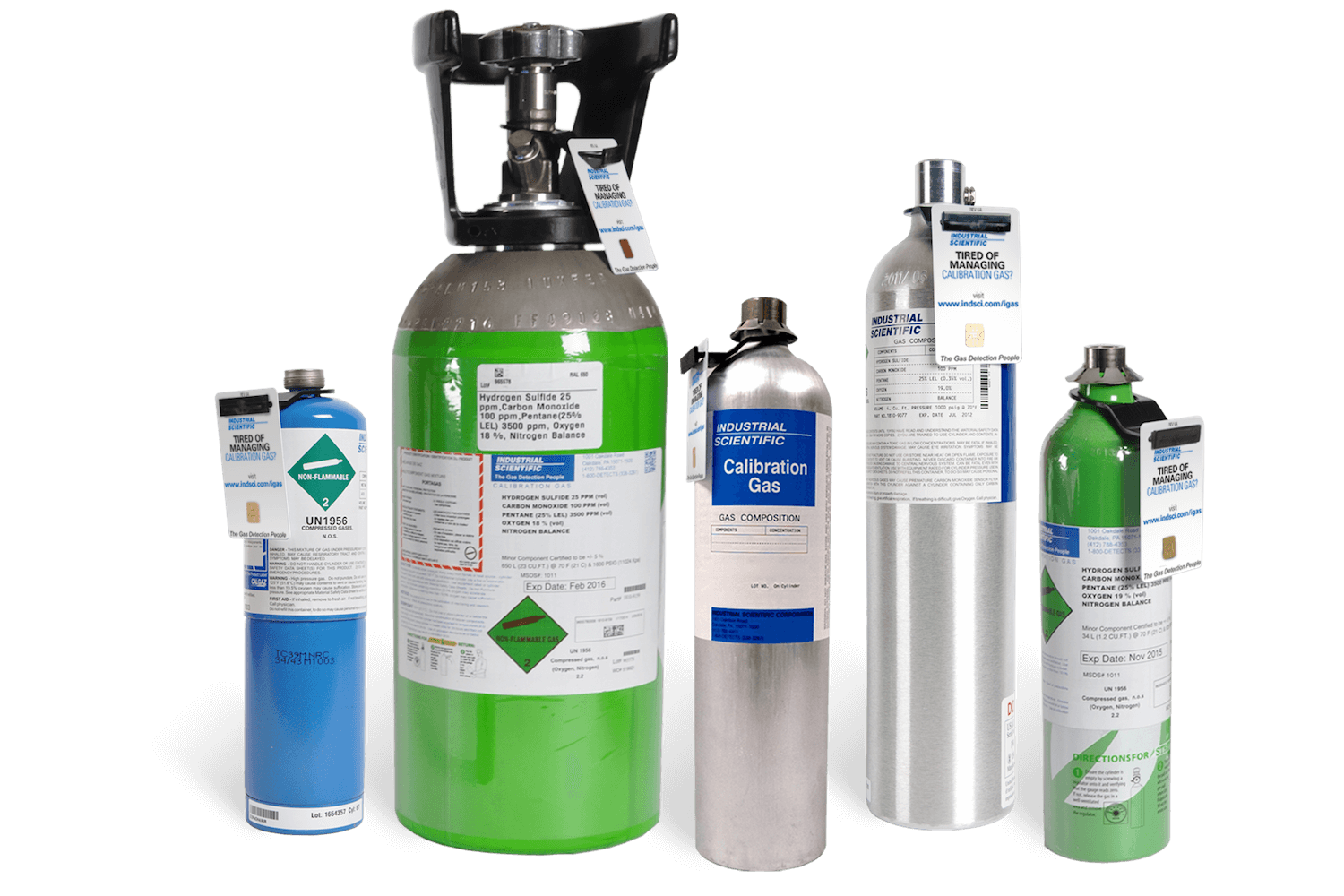 Calibration Gas Cylinders | Industrial Scientific
